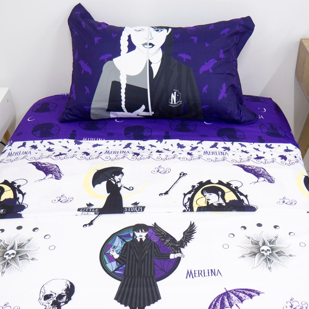 Juego de Sábanas Merlina | Piñata oficial